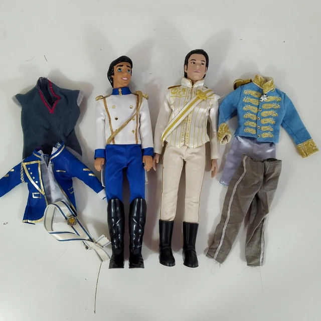 DISNEY STORE LIVE Action Prince Charming Bundle Cinderella Eric Doll ...