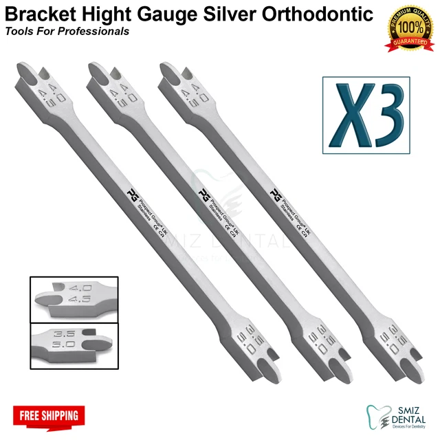 ORTHODONTIC BRACKET POSITIONING Height Gauge Measuring Dental Bracket ...