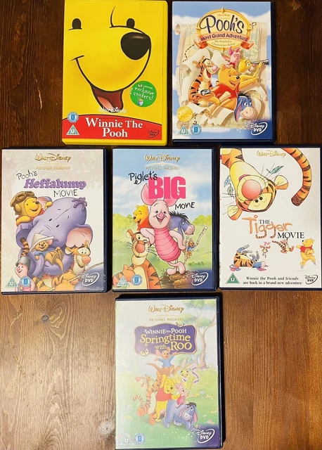 DISNEY WINNIE THE Pooh & Friends DVD Bundle Adventures Heffalump Piglet ...