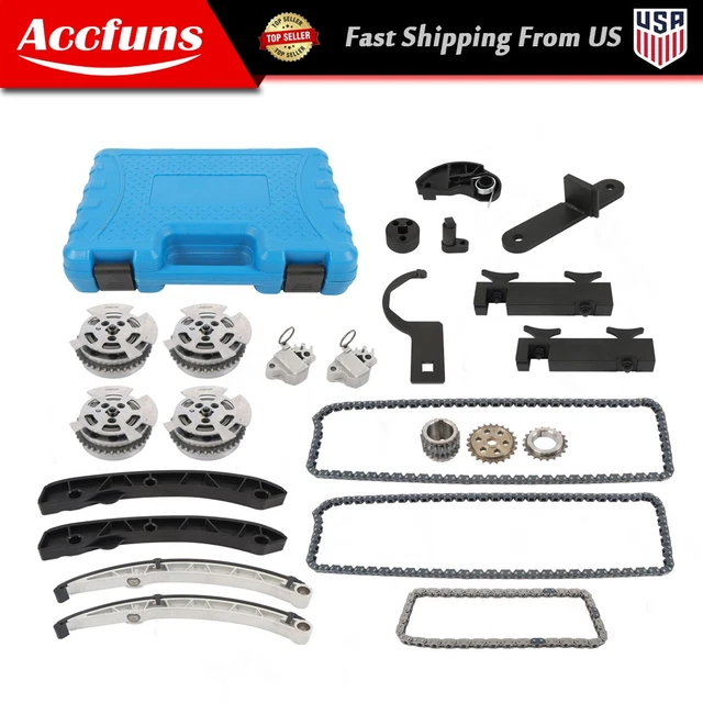 TIMING CHAIN KIT Camshaft Sprocket Tool For Land Rover Jaguar Range ...