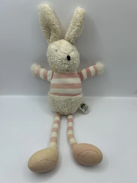 JELLYCAT BREDITA STRIPED Bunny Rabbit Chime Rattle Soft Toy £16.13 ...