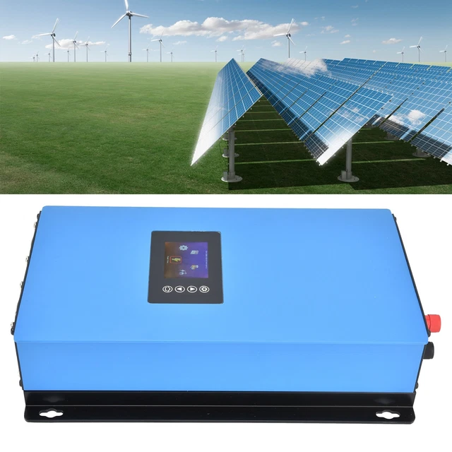 SOLAR INVERTER GRID Tie 1000W LCD with Limiter for PV Panels 45-90VDC £ ...
