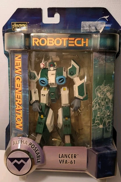 ROBOTECH MACROSS MOSPEADA Lancer VFA-61 Alpha Poseable 2003 TOYNAMI ...
