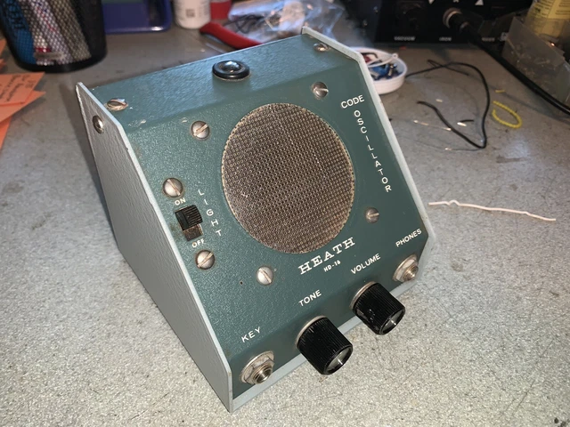 HEATHKIT HD-16 CODE Practice Oscillator Ham Radio Morse Code Untested ...