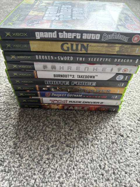 ORIGINAL XBOX GAMES Bundle Including GTA San Andreas £25.00 - PicClick UK