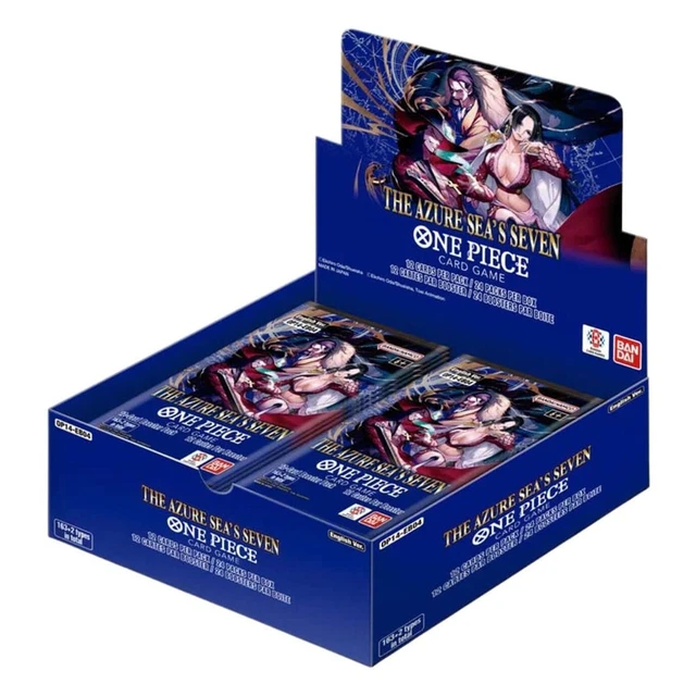 ONE PIECE CARD Game Booster Display The Azure Sea's Seven OP-14 EB-04 ...