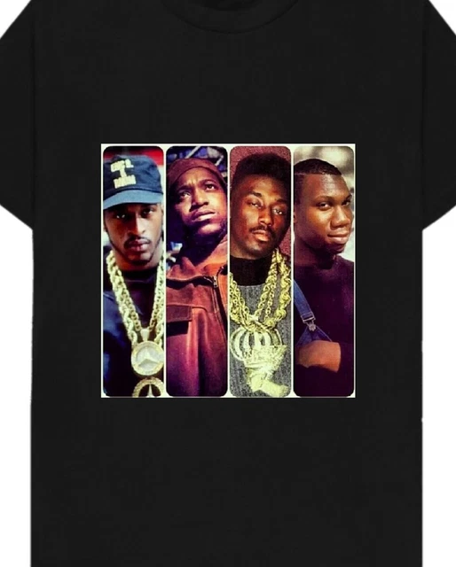 HIP HOP T-SHIRT Rakim Kool G Rap Big Daddy Kane short sleeve black X136 ...
