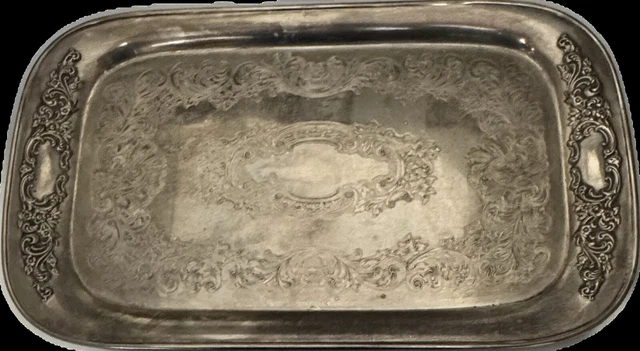 VINTAGE, ARTHUR PRICE England, Large, Silver Tray #MCB £45.12 - PicClick UK