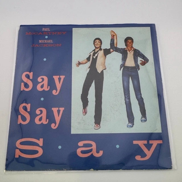 PAUL MCCARTNEY & Michael Jackson - Say Say Say 1983 7" 45 RPM Picture ...