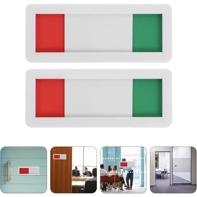 VACANT OCCUPIED SLIDER Sign Privacy Indicator Do Not Disturb Restroom ...