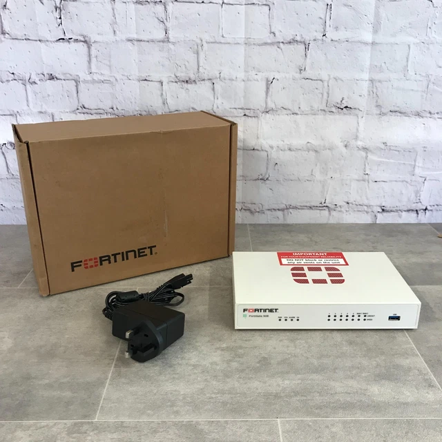 FORTINET FORTIGATE-50E FIREWALL Security Appliance with PSU Fortinet FG ...