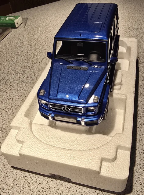 AUTOART MERCEDES G63 AMG Designo Mauritius Blue 1:18 neuw. Inkl. OVP ...