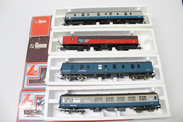 LIMA OO GAUGE Intercity Coaches & Mail Vans Mixed Joblot - Spares or ...