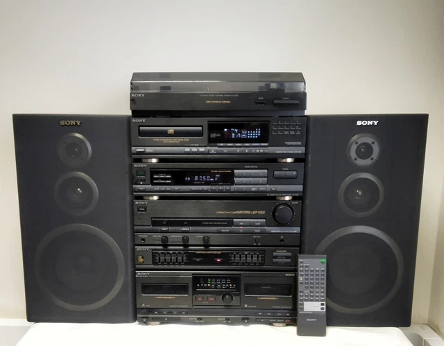 SystÈme De Pile De Composants Hi Fi Vintage Sony Lbt V502 Avec Télécommande Eur 288 45 Picclick Fr