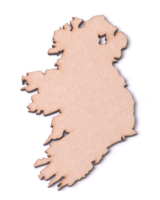 MDF MAP OF Ireland Craft Blank Irish Map Shape Outline Cutout £4.85 ...