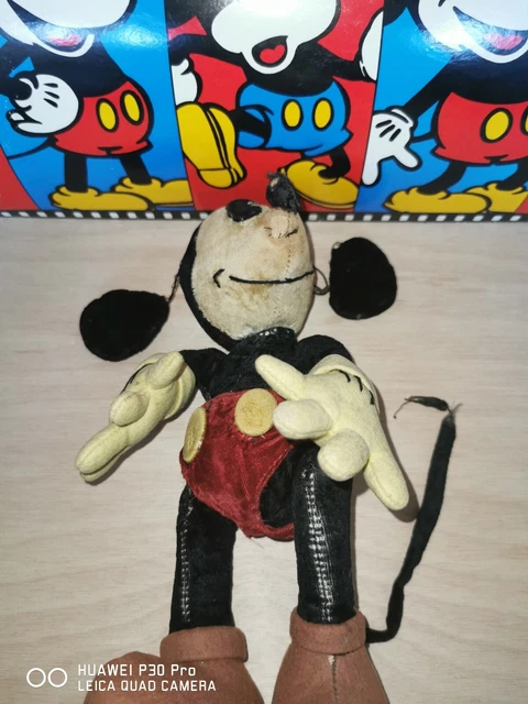 PELUCHE MICKEY MOUSE / DISNEY ANNEES 30 ( à restauré) EXTRÊMEMENT RARE ...