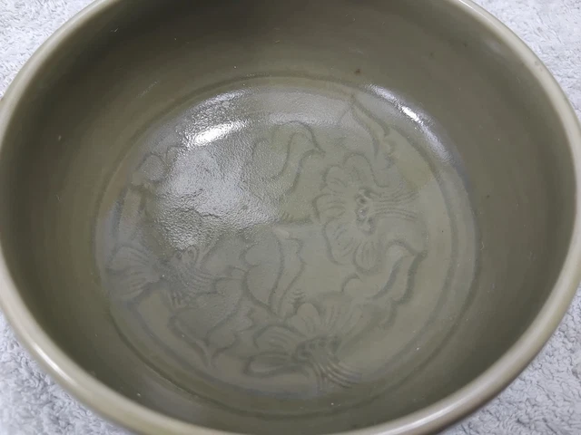 EARTHENWARE VINTAGE BOWL With Pattern On Inside 13 Cm Diam £26.70 ...