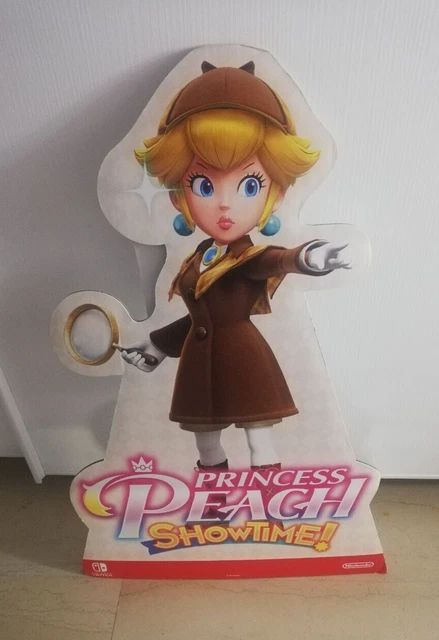 PRINCESS PEACH SHOWTIME Detective store display standee Nintendo Switch ...