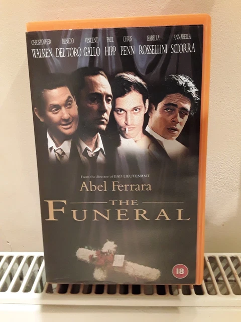 THE FUNERAL, ABEL Ferrara, Rare, collectable VHS video. Large Box. £13. ...