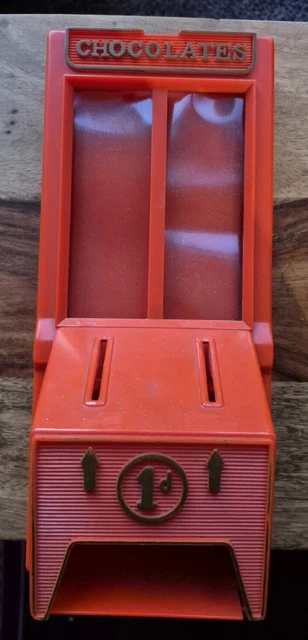 VGC VINTAGE 1960S Cadburys Chocolate 1 Penny Toy Vending Machine. Peter ...