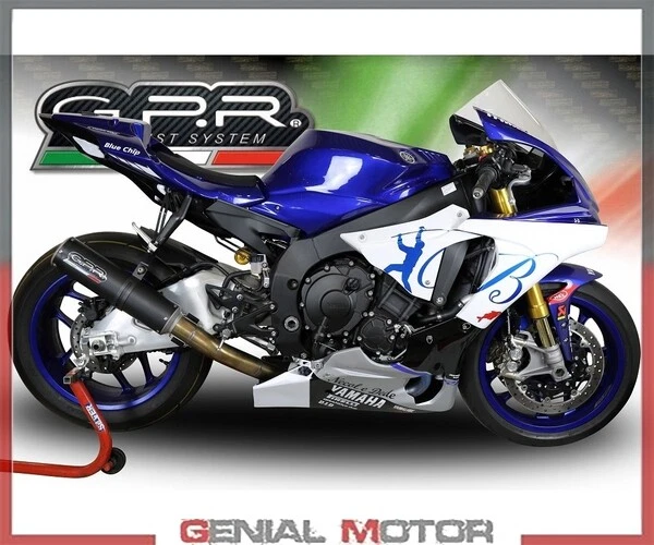 POT D'ECHAPPEMENT GPR M3 BLACK TITANIUM Racing YAMAHA YZF R1/R1-M 2017 ...
