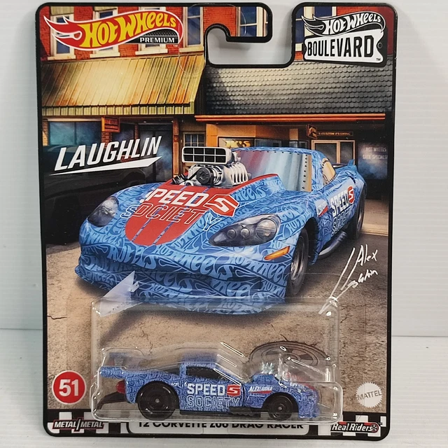 HOT WHEELS PREMIUM- 12 Corvette Z06 Drag Racer- Boulevard #51 Speed Society $18.99 - PicClick AU