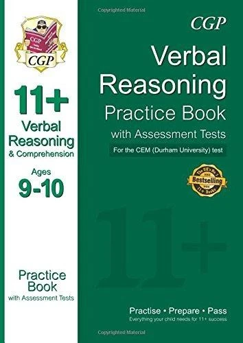 11+ VERBAL REASONING Practice Book with Assessment Tests (Ages... - CGP ...