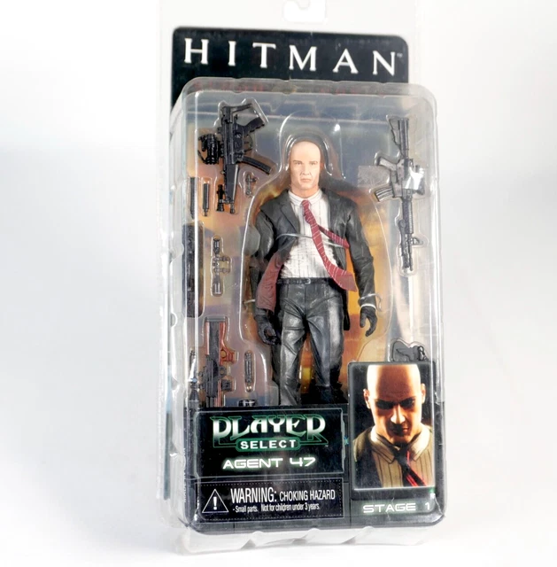 2006 HITMAN PLAYER Select Agent 47 Stage 1 Eidos Neca Action Figure £51 ...