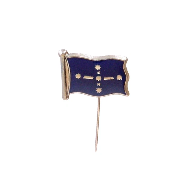 VINTAGE EUREKA FLAG Australia Souvenir Lapel Badge Hat Coat Tie Stick ...