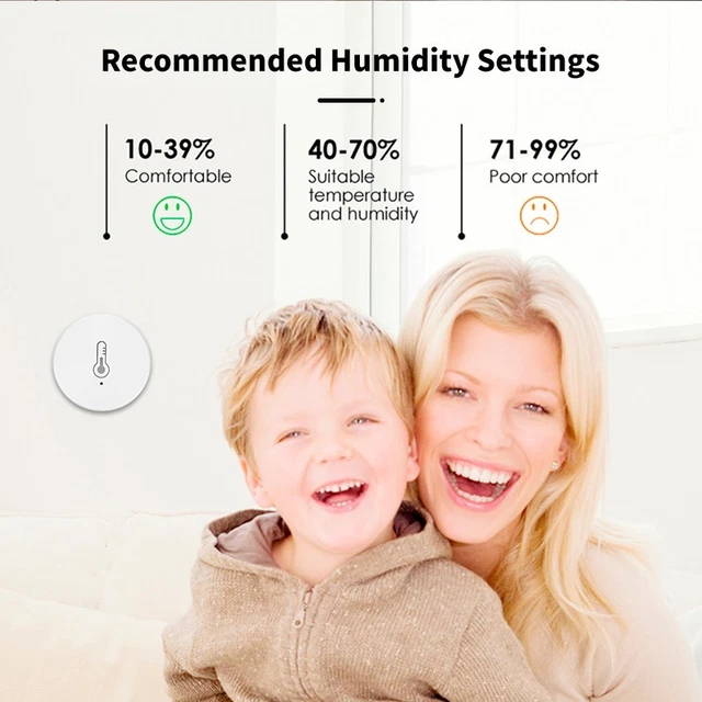For Zigbee Technology Powered Temperature And Humidity Sensor For Your