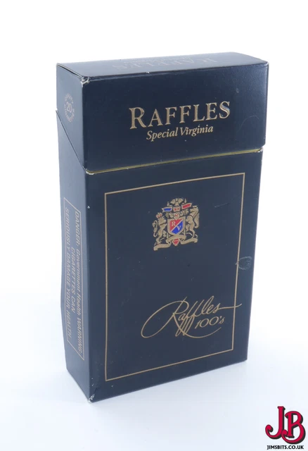 AN OLD EMPTY Raffles 100s cigarette box / packet / pack £5.64 - PicClick UK