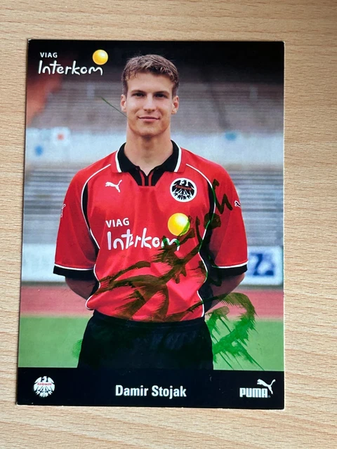DAMIR STOJAK EINTRACHT Frankfurt Autogrammkarte original signiert # ...