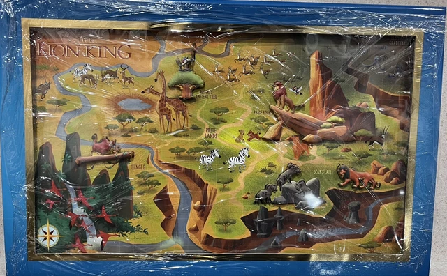 D23 EXPO 2024 MOG Exclusive Disney Maps Lion King LE Pin Set 400 £110. ...