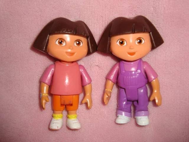 DORA THE EXPLORER Jointed Mattel PVC Figure Lot 2pcs $9.99 - PicClick CA
