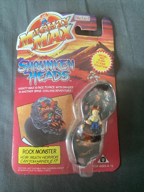 MODELLINO CARDATO VINTAGE Mighty Max Bluebird Shrunken Heads Rock ...