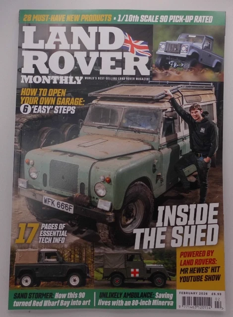 LAND ROVER MONTHLY Revue Fév 2026 Mr Hewes Youtube, Rouge Quai Baie ...