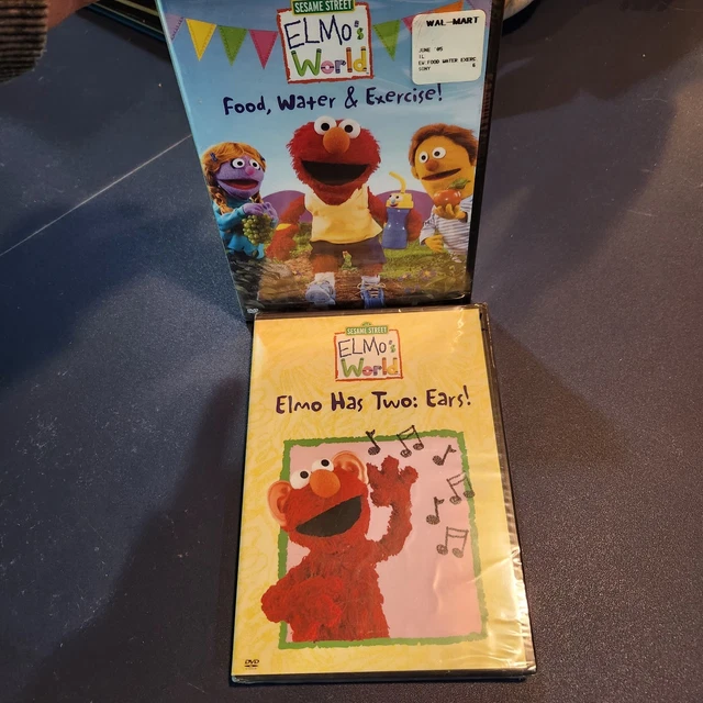ELMOS WORLD - Food, Water Exercise VHS Tape 2005 Sesame Street Late ...