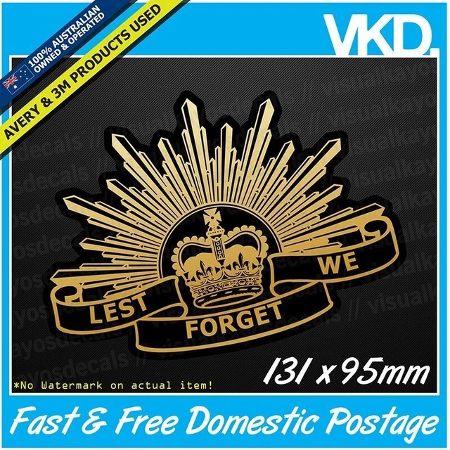AUSTRALIAN ARMY RISING SUN Decal Sticker seventh pattern Military ...