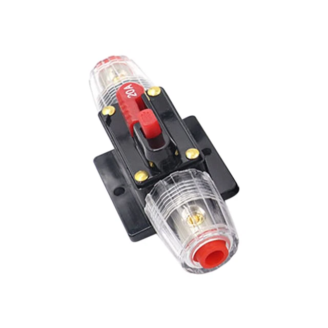 INLINE AUTOMATIC RV Fuse Holder Inverter System Circuit Breaker Switch ...