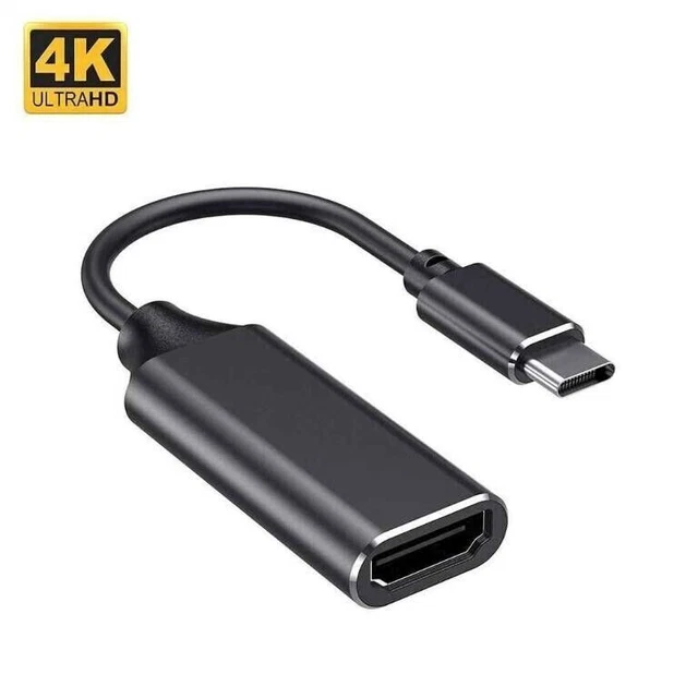 ADAPTATEUR USB TYPE C vers HDMI 4K 30Hz femelle Câble vidéo Convertisseur EUR 10,90 - PicClick FR