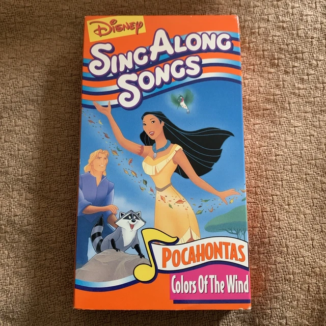 DISNEYS SING ALONG Songs - Pocahontas: Colors of the Wind (VHS, 1995) £ ...