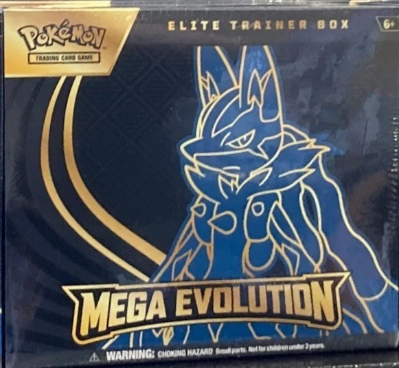 POKEMON TCG MEGA EVOLUTION ETB ELITE TRAINER BOX (Lucario) NEW SEALED ...