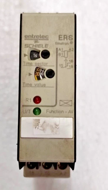 SCHIELE ERS TIMETRON On Delay Timer Relay 2.430.102.01 0.05s-300h with ...