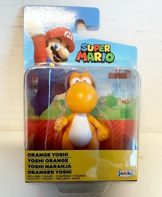 NEW WORLD OF Nintendo Super Mario Wave 29 ORANGE YOSHI 2.5-inch Mini ...