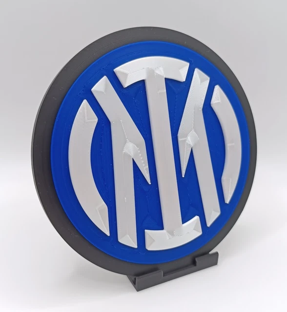 STEMMA INTER SERIE A FC Internazionale Scudetto Logo Squadre Calcio 3D ...