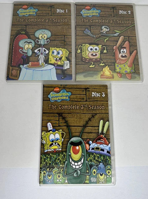 SPONGEBOB SQUAREPANTS COMPLETE Season 1-8 Dvd lot EUR 43,84 - PicClick FR