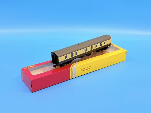 HORNBY 'OO' GAUGE R4626 Br Mk1 #W80732 Brown/Cream Parcels Brake Coach ...