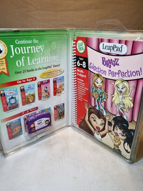 LEAP FROG QUANTUM LeapPad Bratz Election Perfection 3rd Grade Book Game ...