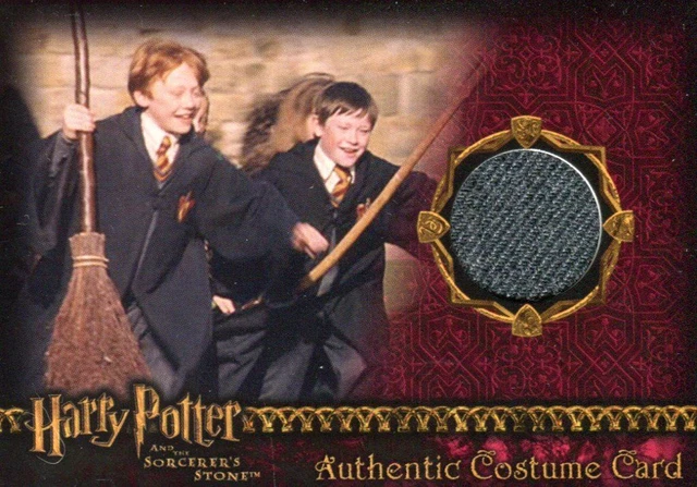 HARRY POTTER SORCERER'S Stone Male Hogwarts Students Costume Card HP ...