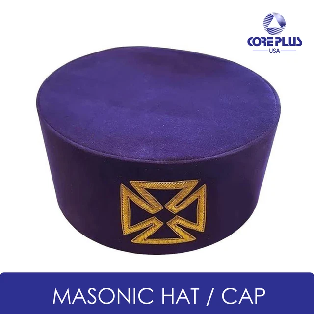 GRAND PRIOR KNIGHTS Templar Commandery Crown Cap - Purple £58.60 ...